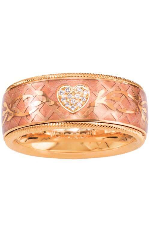 Wellendorff Diamond Heart Rose Gold and Diamonds Ring